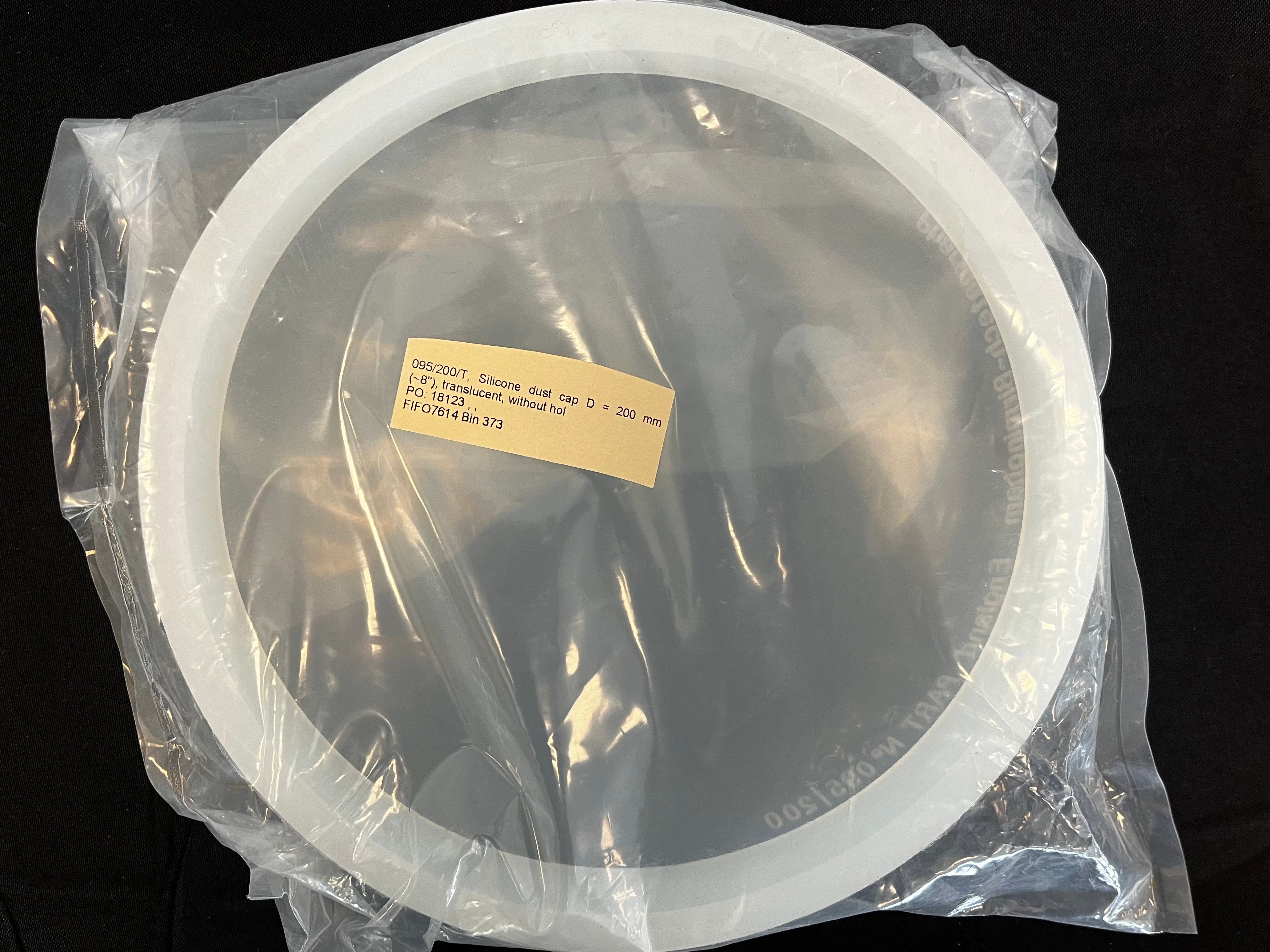 Silicone Dust Cap, 200 MM Dia. from Pharmatech, OEM Part #095/200/T ...