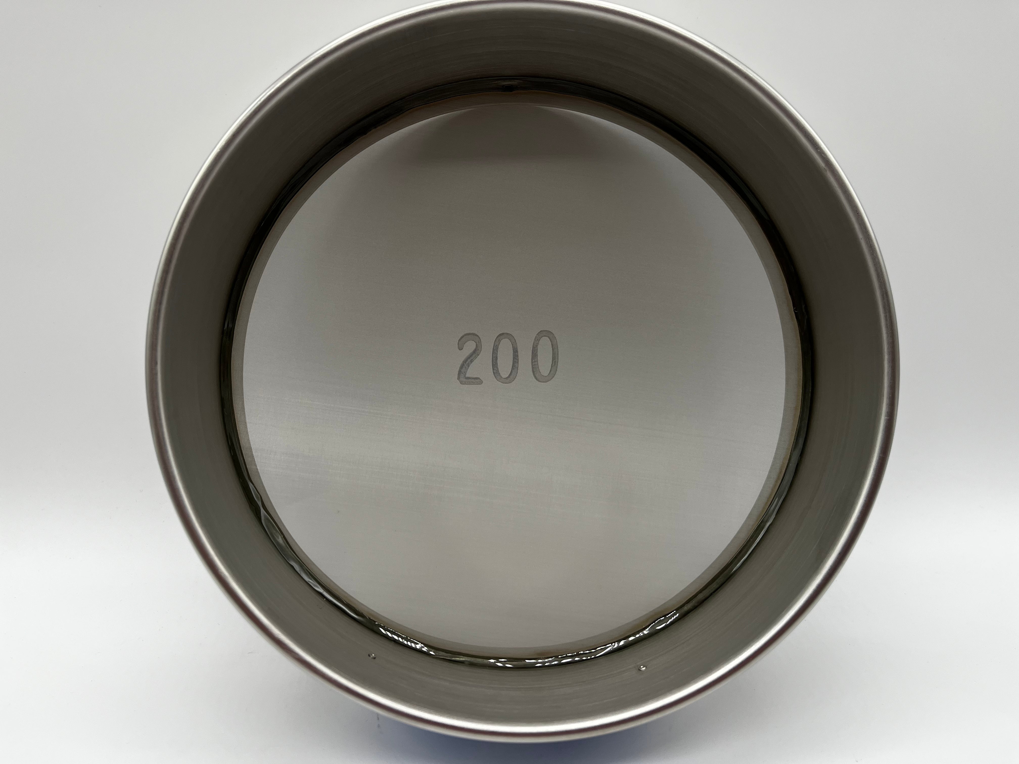 200-Mesh, 8" x 2" Stainless Steel Test Sieve from VWR, OEM Part# 57334 ...
