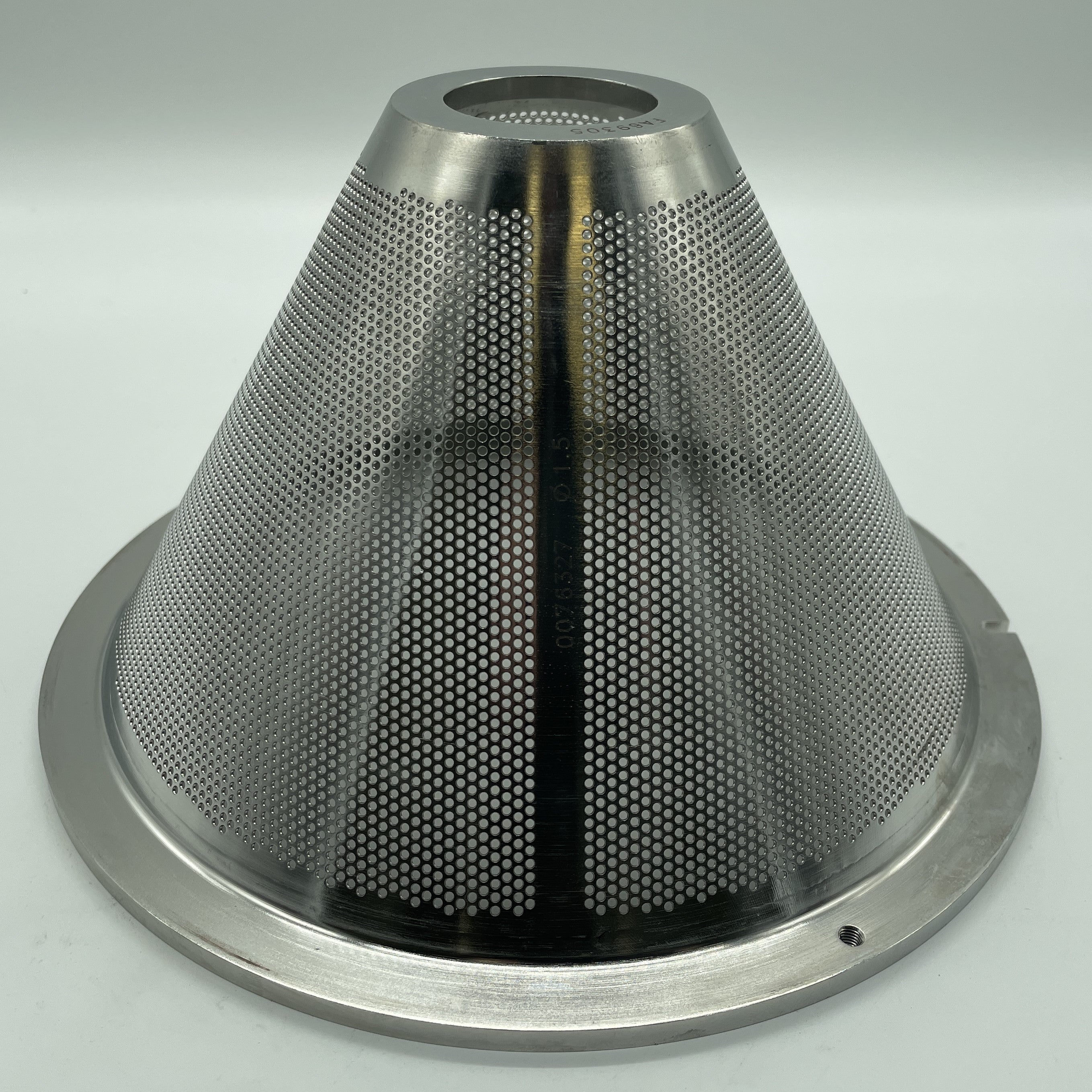 1.5 mm Round Hole Conical Sieve Insert for Bohle BTS 200, OEM Part# 00 ...