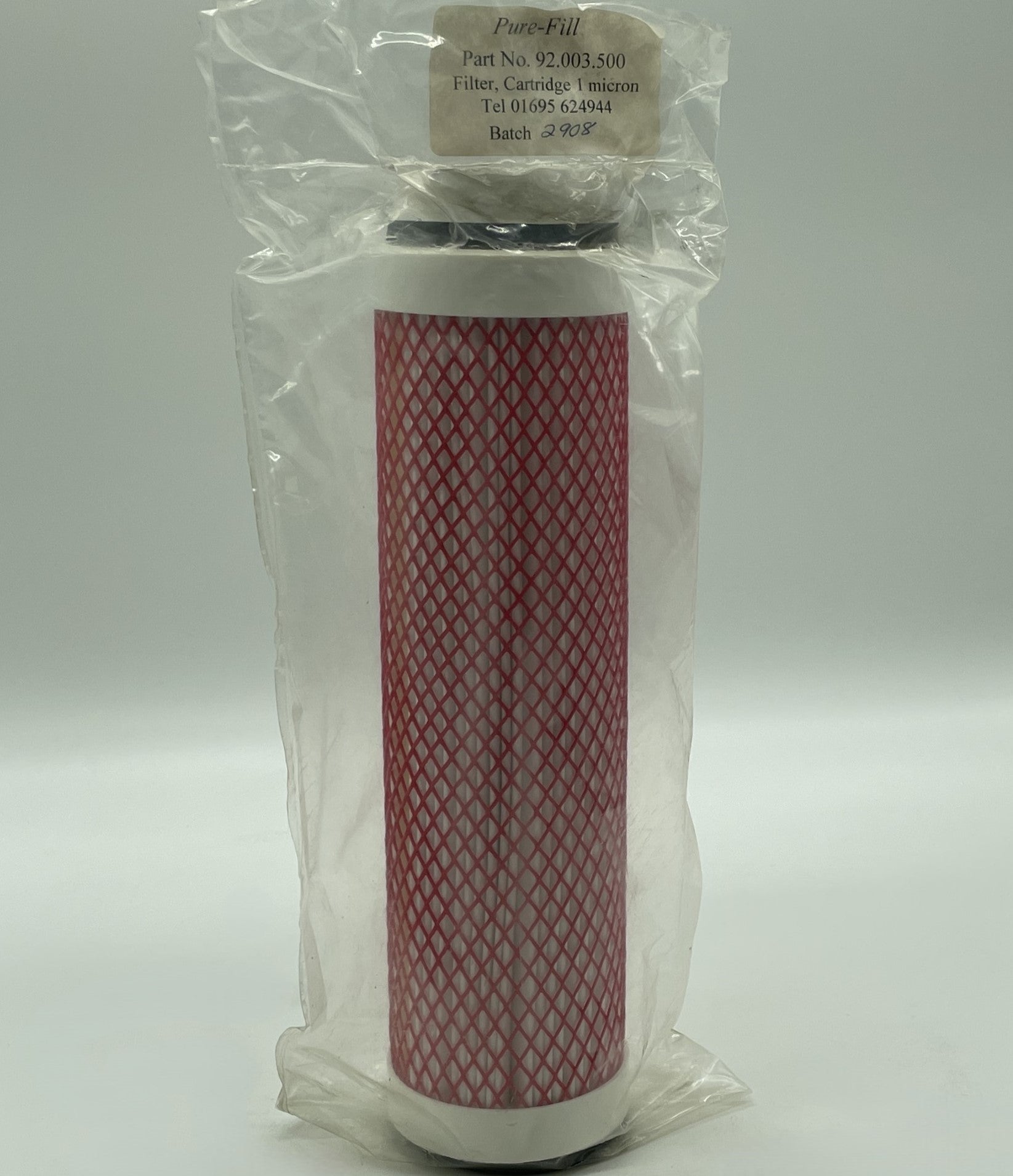 1 Micron Cartridge Filter by Pure-Fill, OEM Part# 92.003.500 – PharmParts