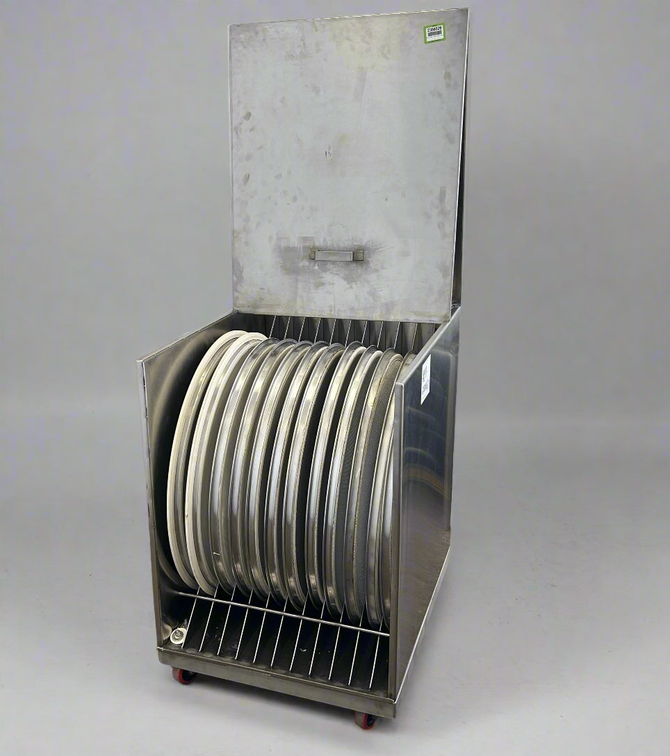 Rolling Stainless Steel Storage Cabinet for 30" Sifter Screens – PharmParts