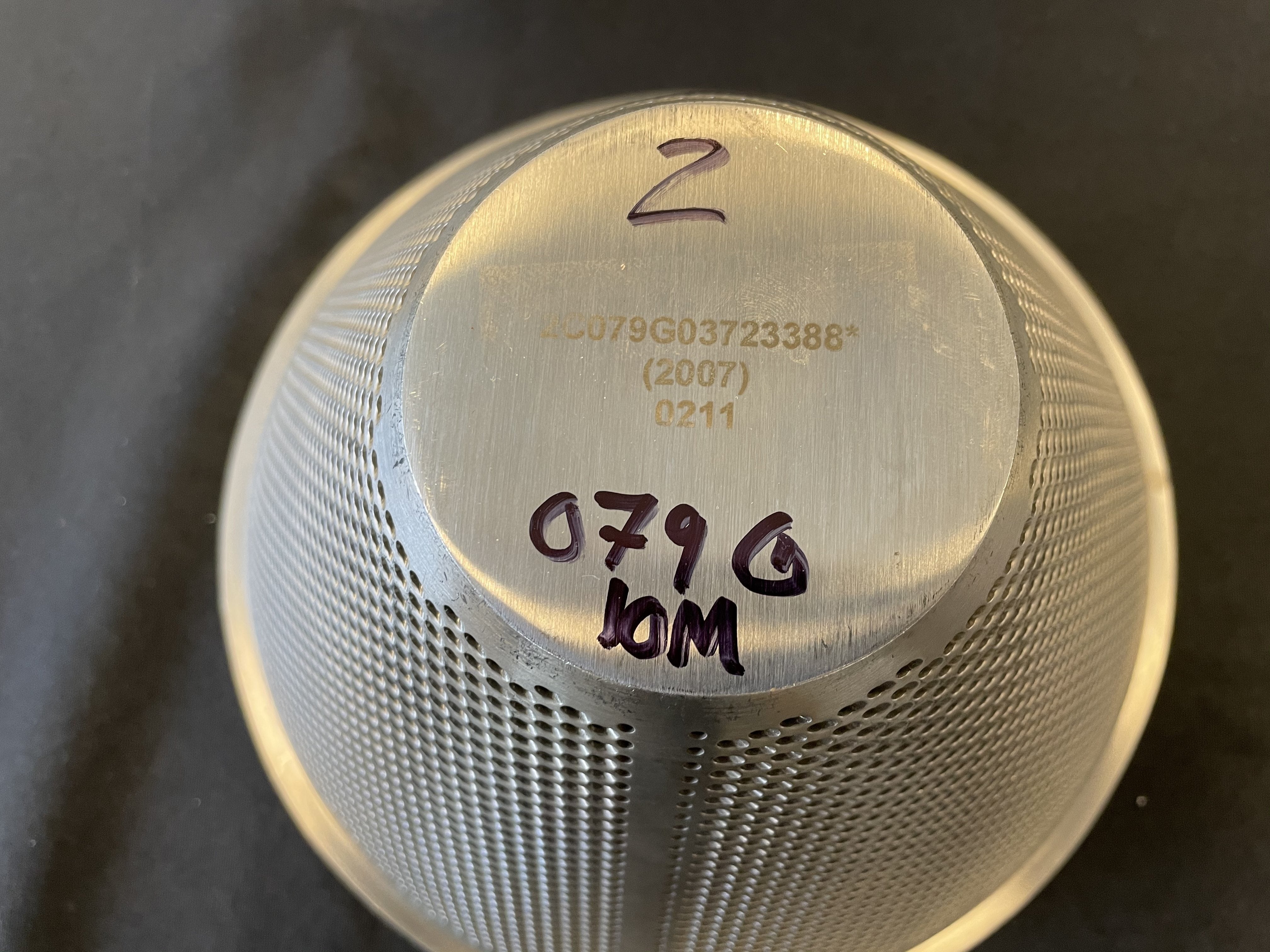 0.079" (10-Mesh) Grated Hole Screen for Quadro 194 Comil, OEM Part# 2C ...