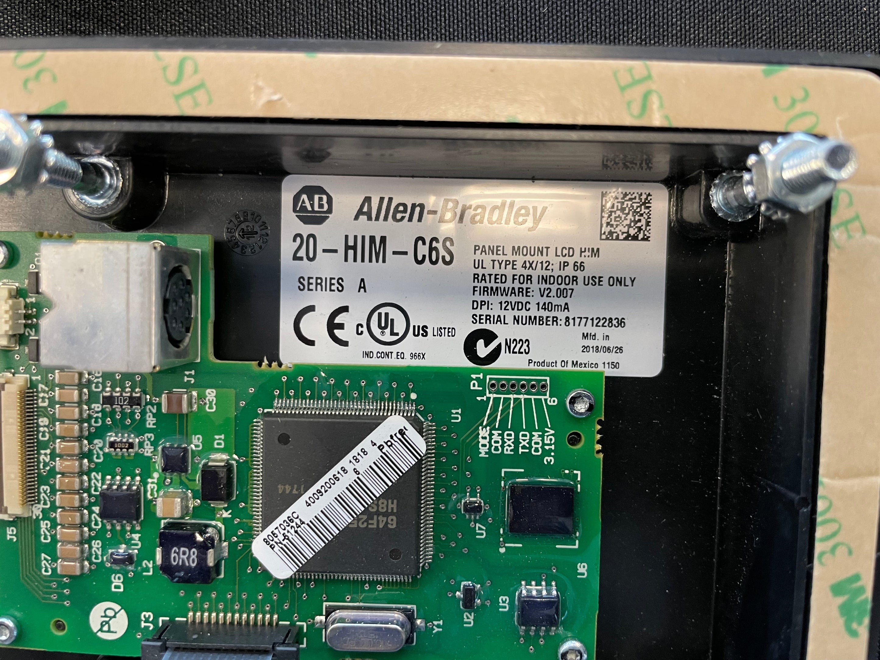 Allen Bradley Human Interface Module, OEM Part # 20-HIM-C6S – PharmParts