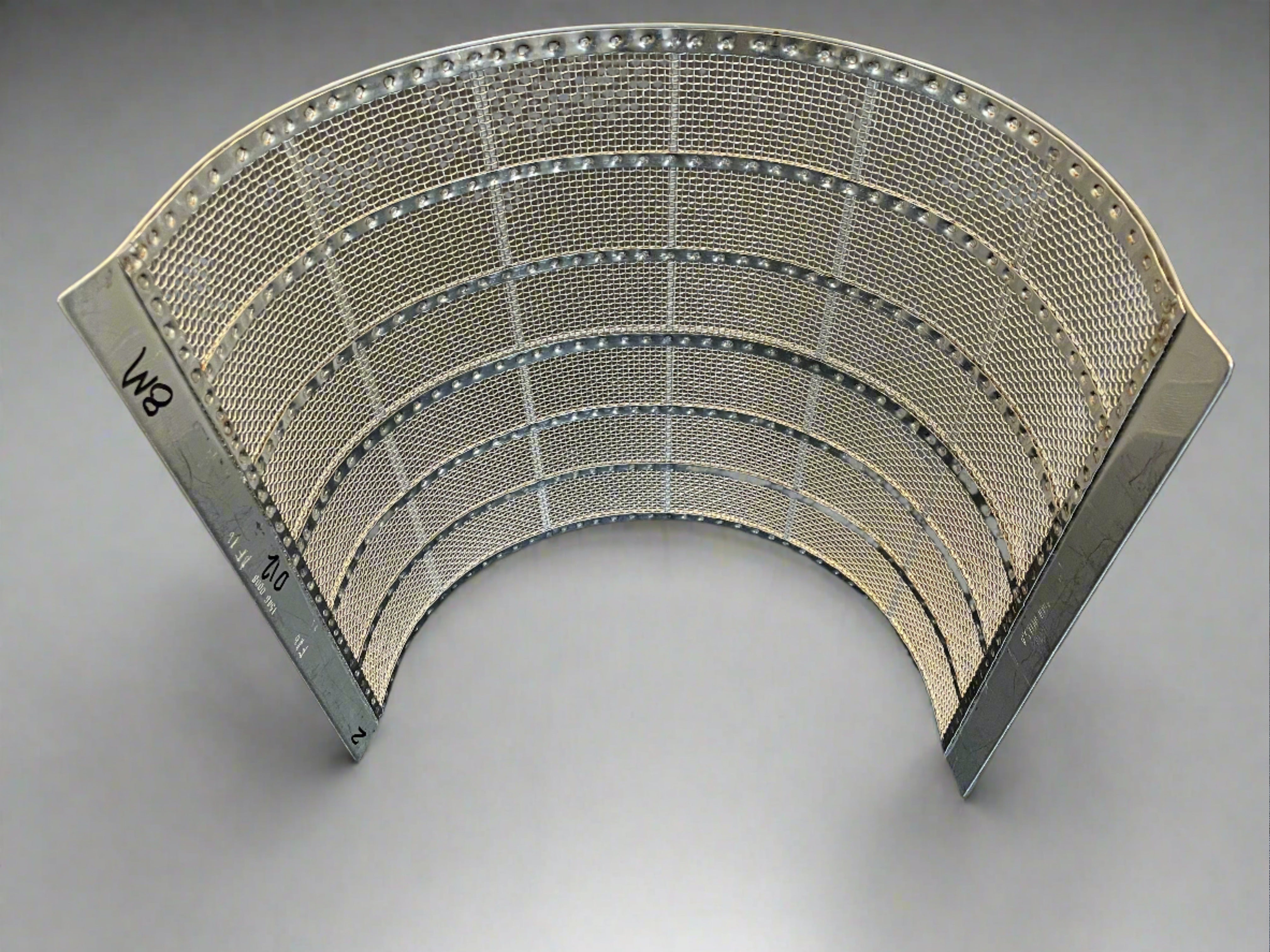 8-Mesh Screen for Fitzpatrick D12 Fitzmill, OEM Part# 1546 0008 ...